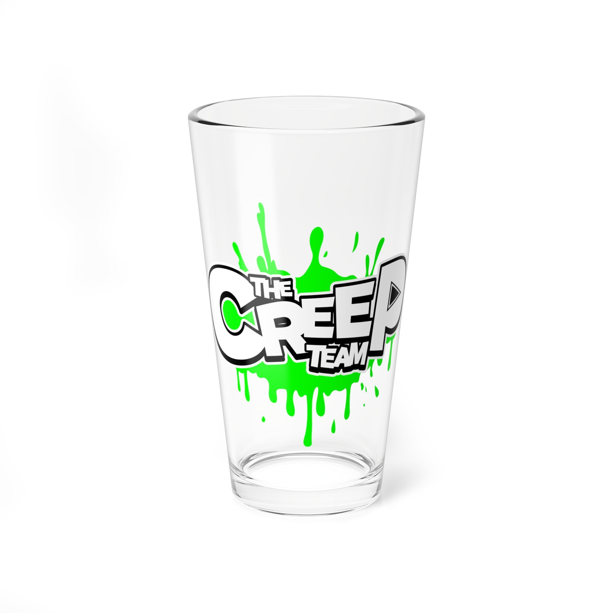 Creep Team Splat Logo Mixing Glass, 16oz – CreepTeamShop